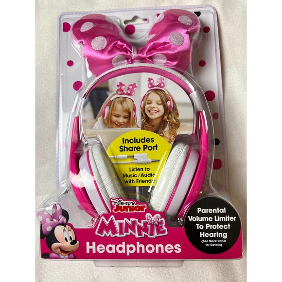 Disney | Headphones | Disney Junior Minnie Mouse Headphones New | Poshmark